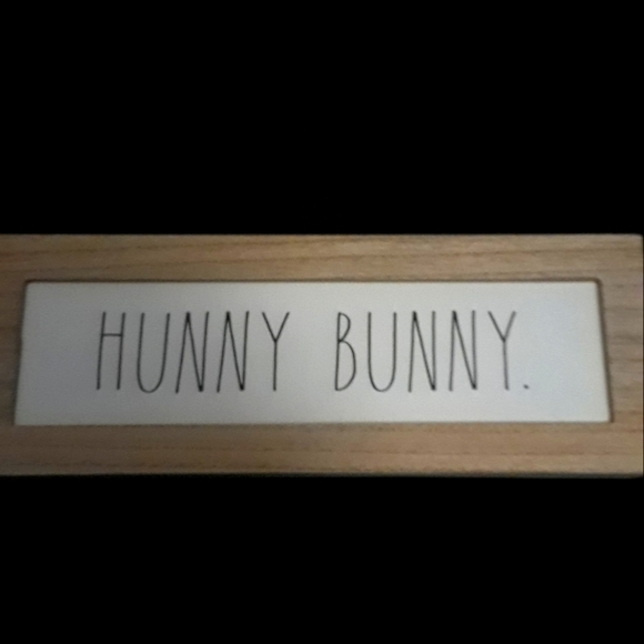 Rae Dunn | Wall Decor | Rae Dunn Easter Gift Hunny Bunny Wood Effect ...
